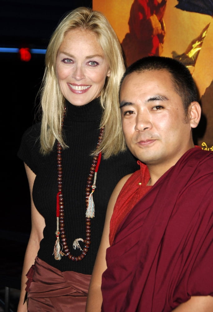 Sharon Stone, Neten Chokling At Arrivals For Milarepa Benefit Gala ...