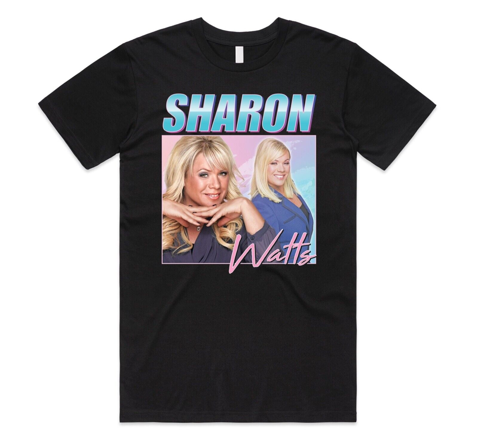 Sharon Watts Homage T-shirt Tee Funny Retro 80s 90s TV Show Phil ...