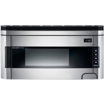 Sharp R1214 1.5 cu. ft. 1100W Stainless Steel Microwave Oven, Carousel ...