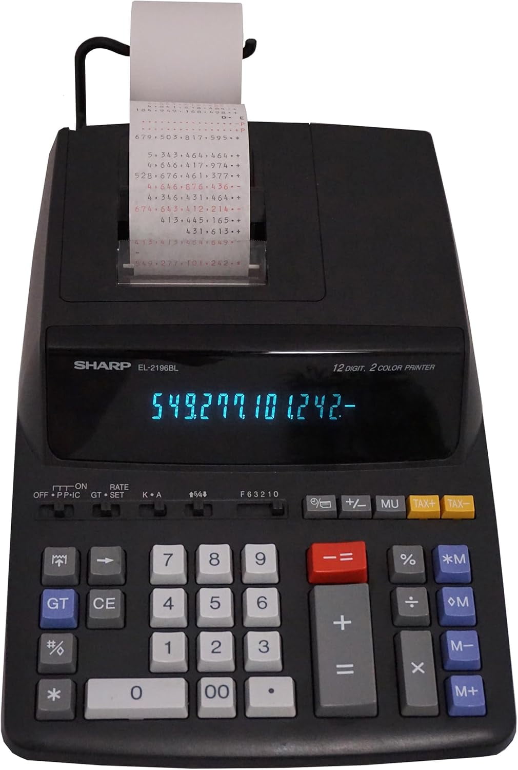 Sharp 12-Digit Print Calculator Desktop Size Adding Machine, Perfect ...