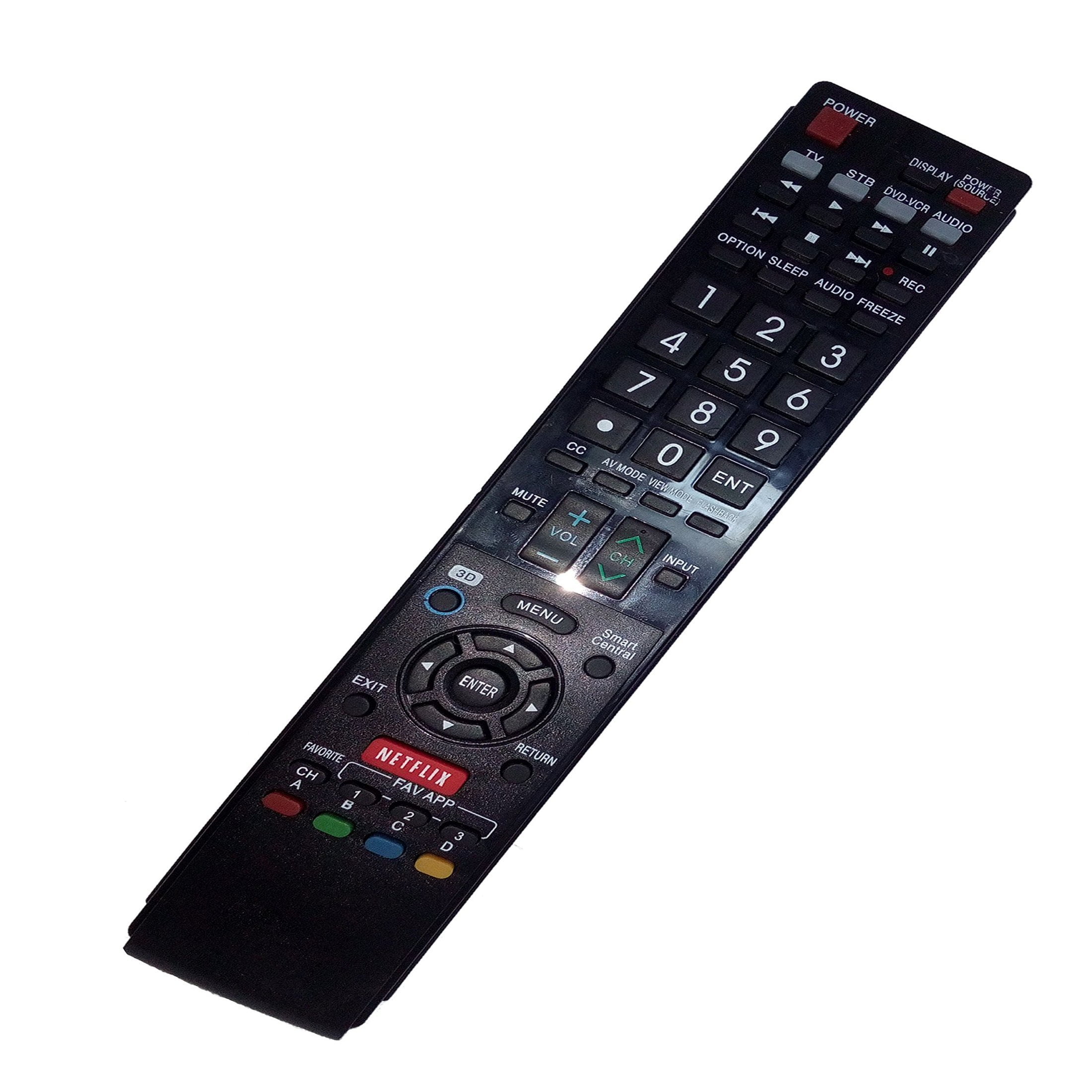 Sharp AQUOS Remote Control Replacement with Netflix and 3D ...