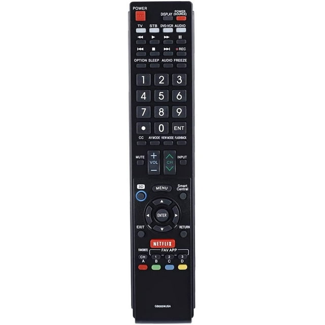 Sharp Aquos Universal Smart TV Replacement Remote Control - GB005WJSA ...