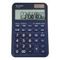 Sharp Calculators 10 Digit Extra Large Desktop Calculator - Blue (EL ...