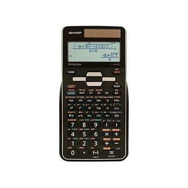 Sharp EL-501XBWH Scientific Calculator, Black - Walmart.com