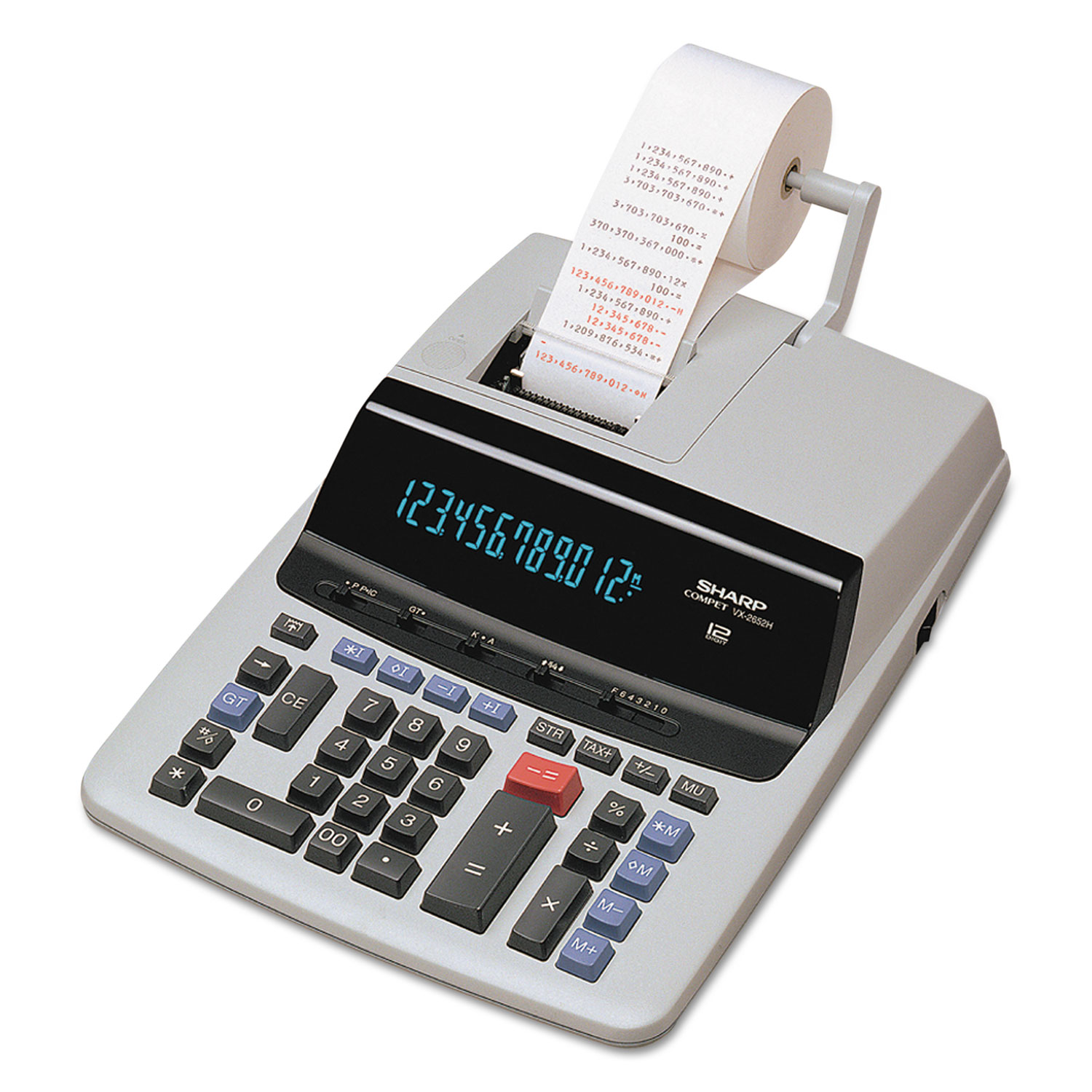 Sharp Calculators, SHRELR297BBK, EL-R297BBK 12-Digit Extra Large ...