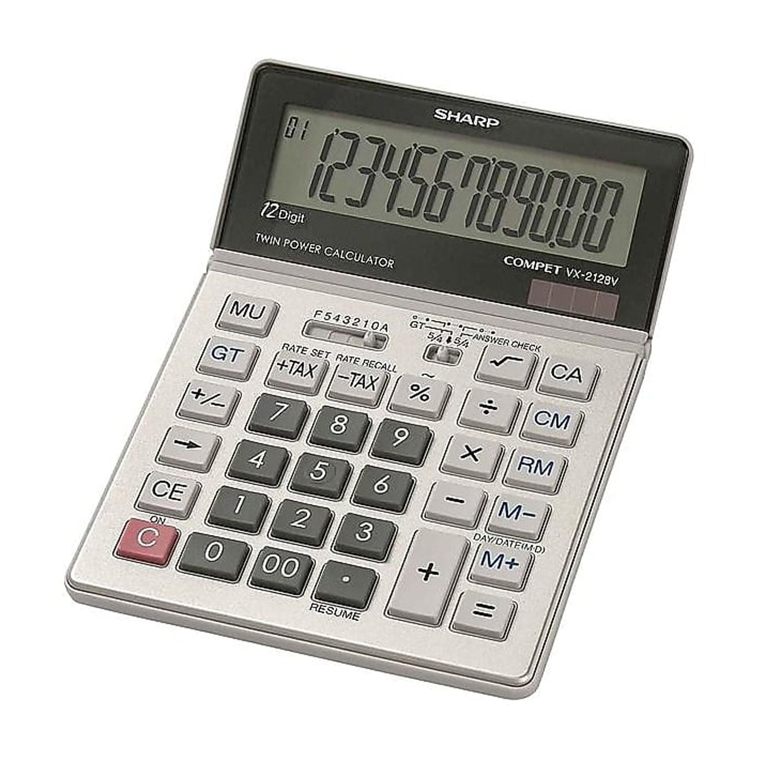 Sharp Compet VX-2128V 12-Digit Desktop VX2128R/2128V - Walmart.com
