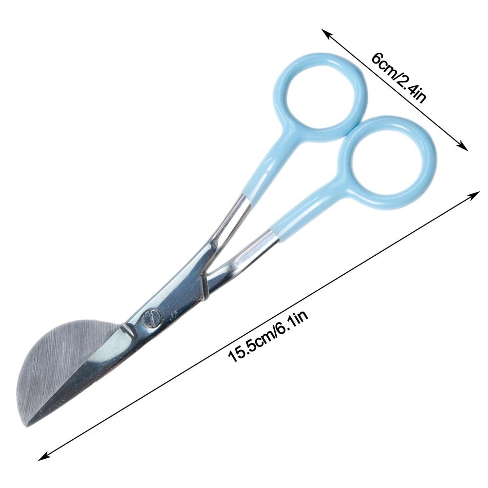 Sharp Duckbill Applique Scissors Carpet Cutting Trimmer Stainless Steel ...