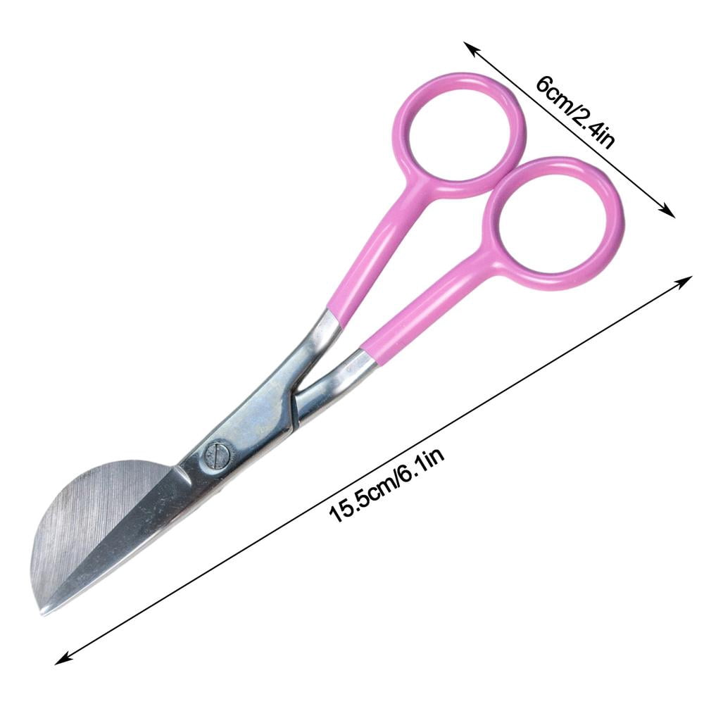 Sharp Duckbill Applique Scissors Carpet Cutting Trimmer Stainless Steel ...