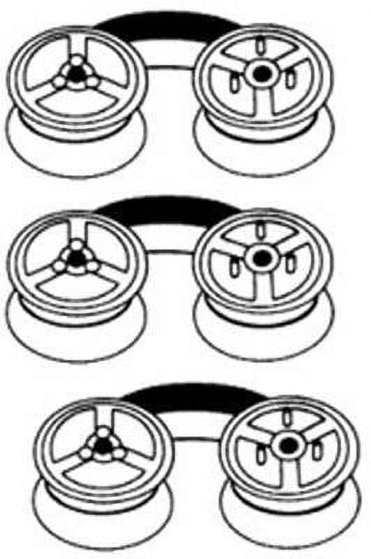 Sharp EL-2196BL Ribbon Compatible 3 Pack Black & Red Ribbons - Walmart.com