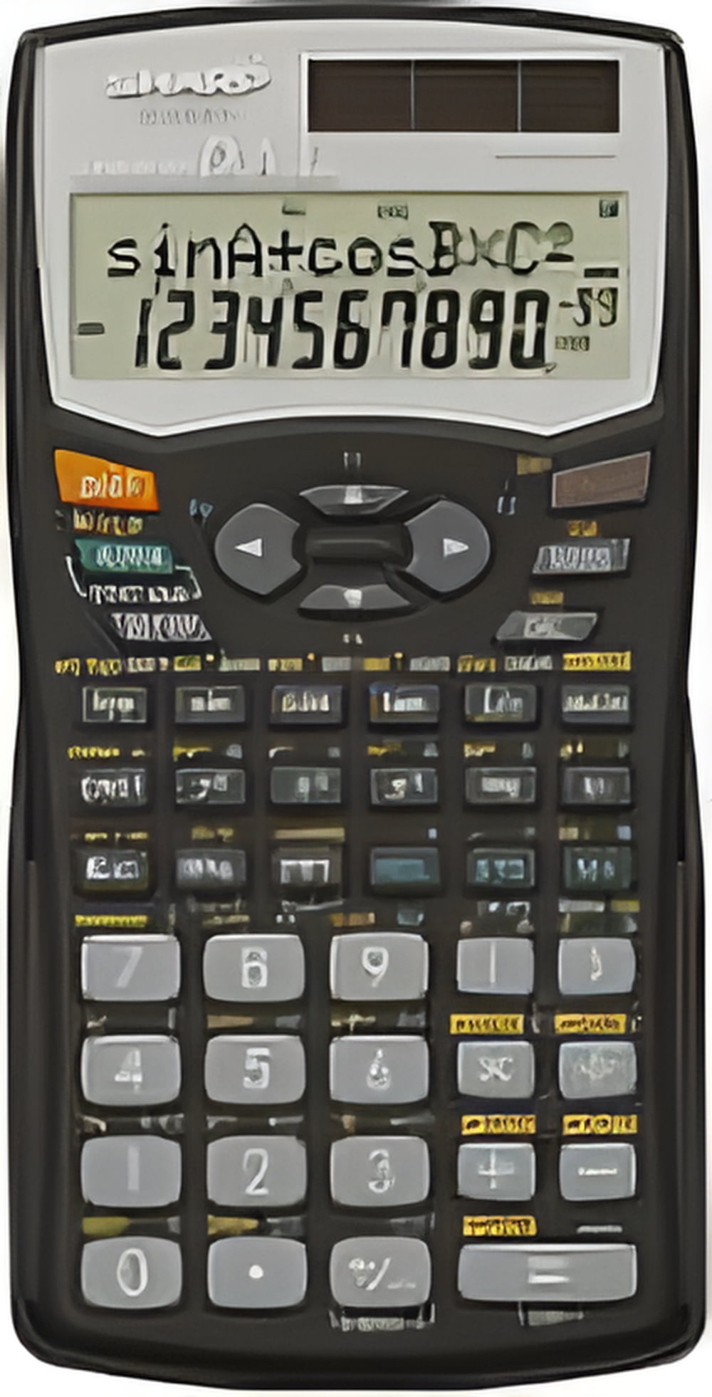 SHARP EL506WBk Scientific Calculator, Compact Design, Black - Walmart.com