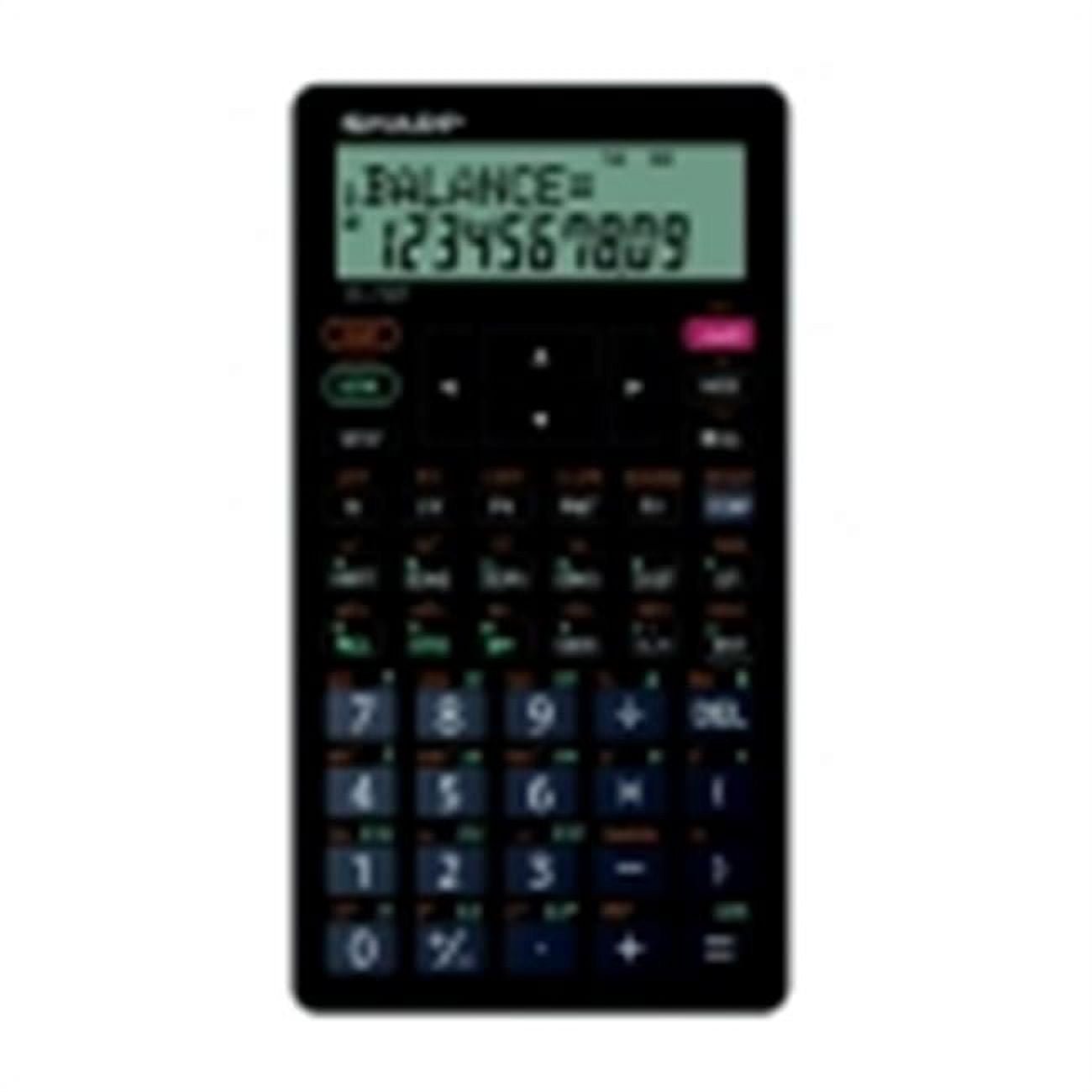 Sharp El 738C 10-Digit Financial Calculator - Silver - Walmart.com