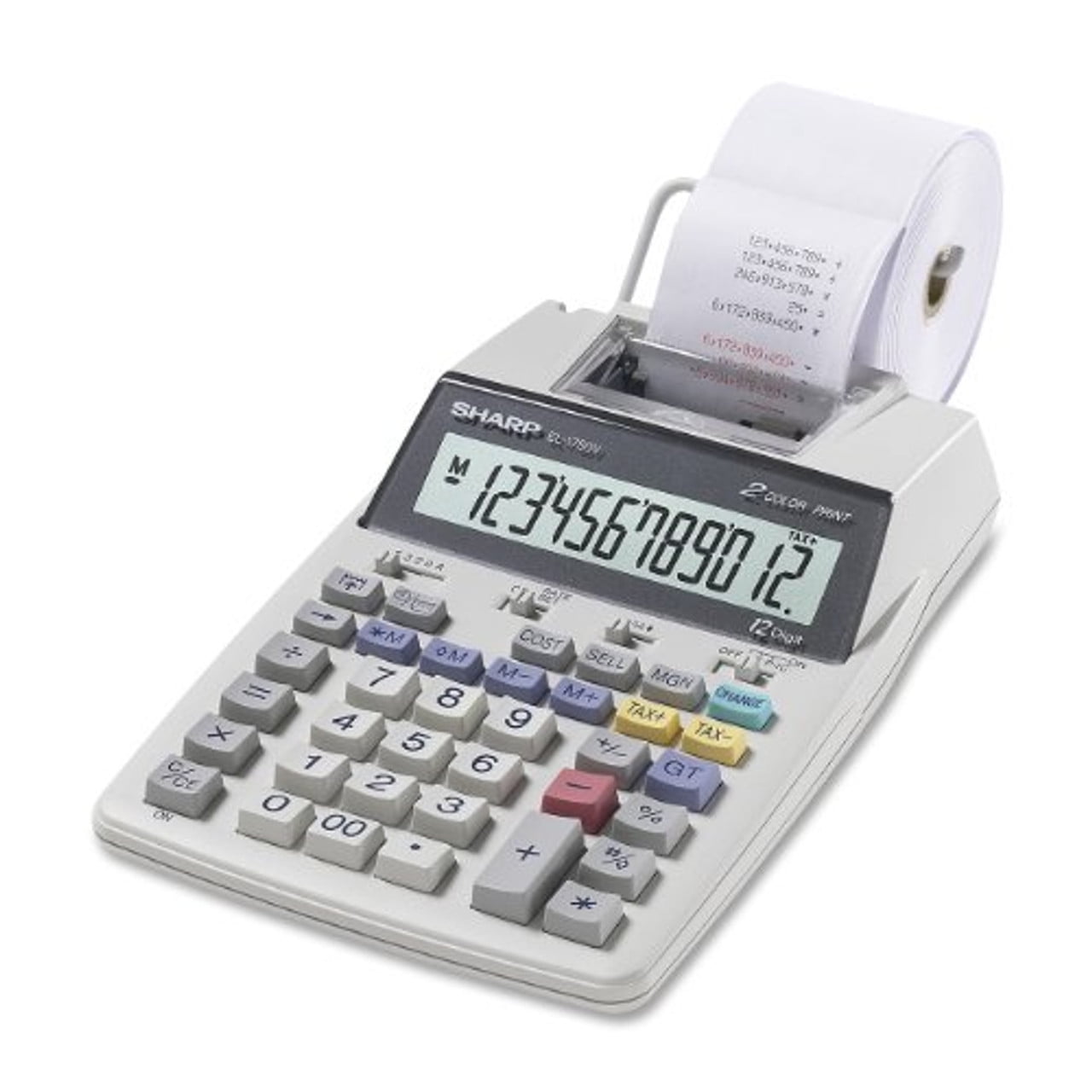 Sharp El1750v Printing Calc W/ Calendar - Walmart.com