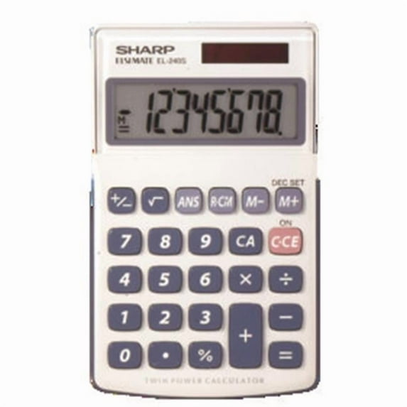 Sharp Electronics Basic Calculator White - Walmart.com