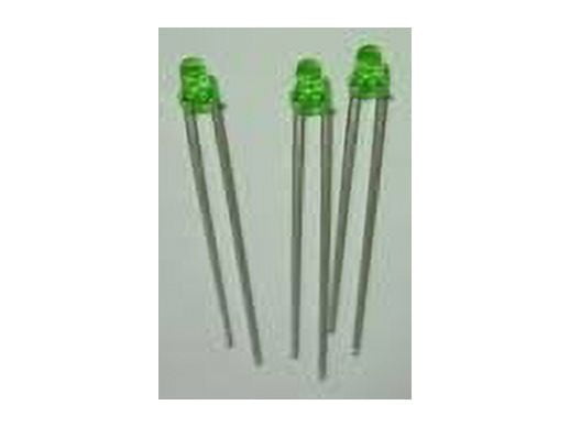 Sharp GL3EG8 LED Yellow-Green Color 565nm, T1 3mm, 2.1-2.8V (3 pieces ...