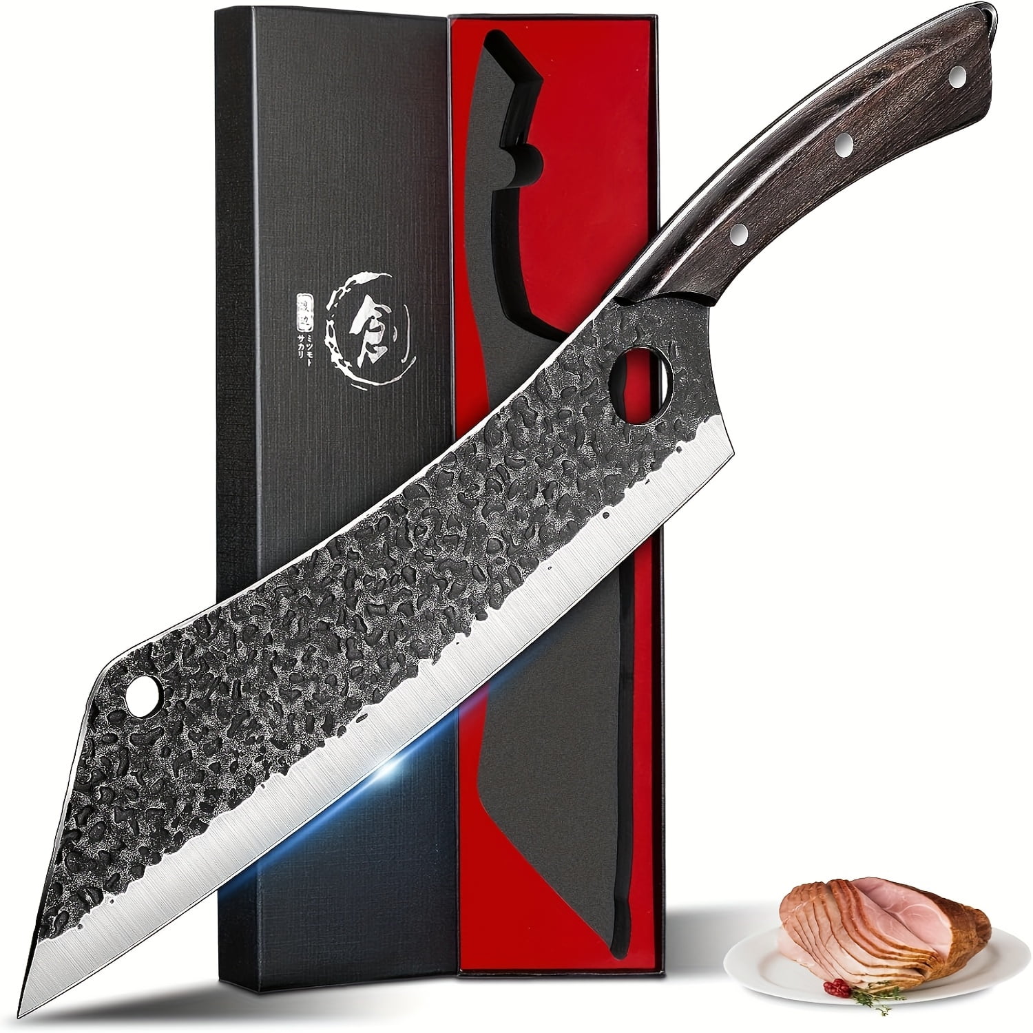 [Sharp, General Knife] Hand-Forged Carbon Steel General Chef's Knife ...