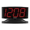 "Digital Alarm Clock, 6.6"" LED Mirror Desk Clock with Dual USB Ports ...