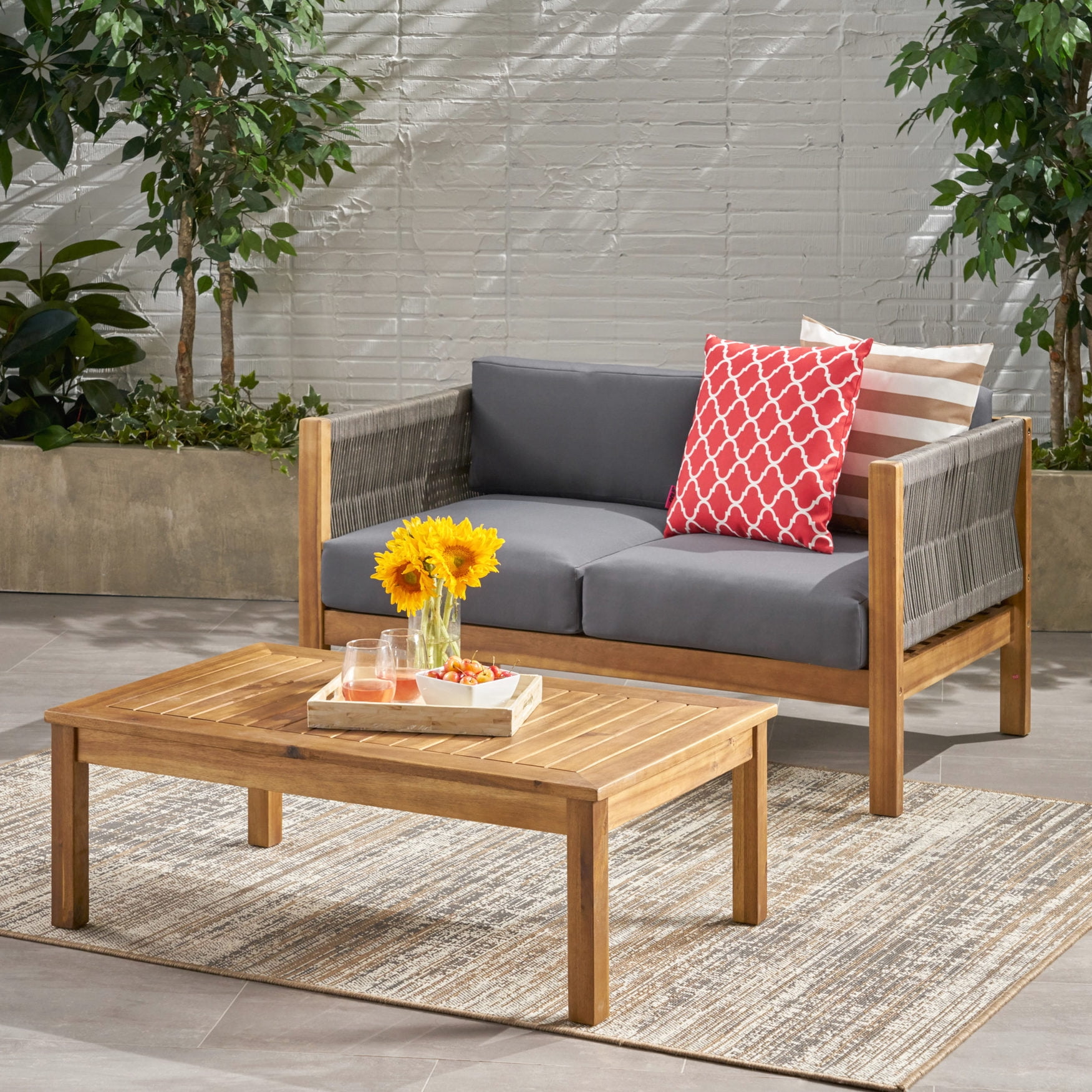 Sharp Lines Modern Design/Outdoor Dining Area/Stable and Attractive Set ...