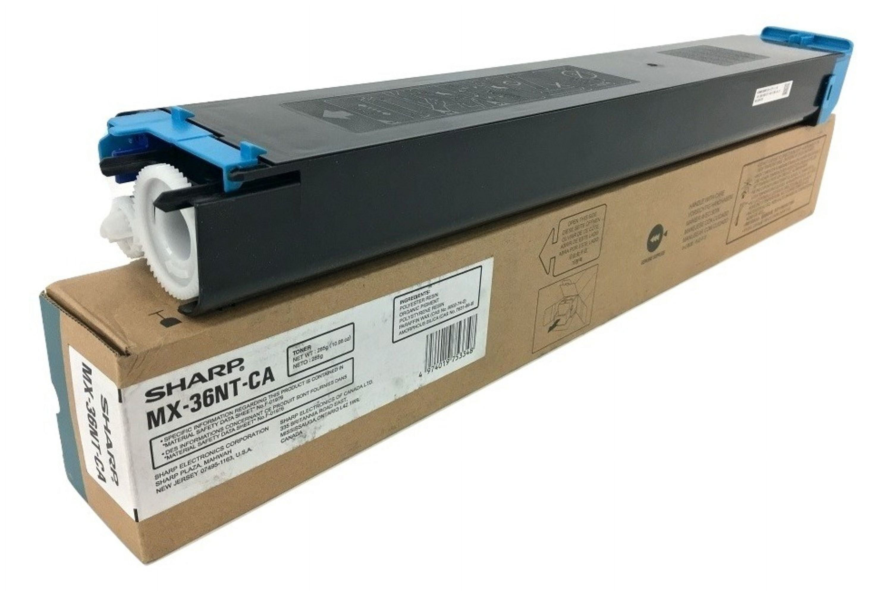 Sharp MX-36NT-CA Cyan Toner Cartridge - Walmart Business Supplies