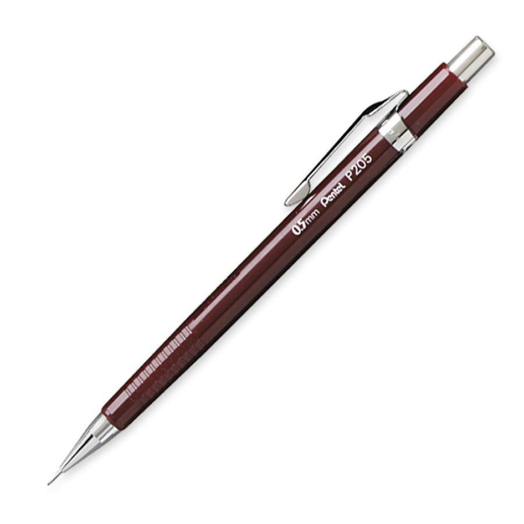 Sharp Mechanical Pencil, 0.5 Mm, Hb (#2.5), Black Lead, Burgundy Barrel ...