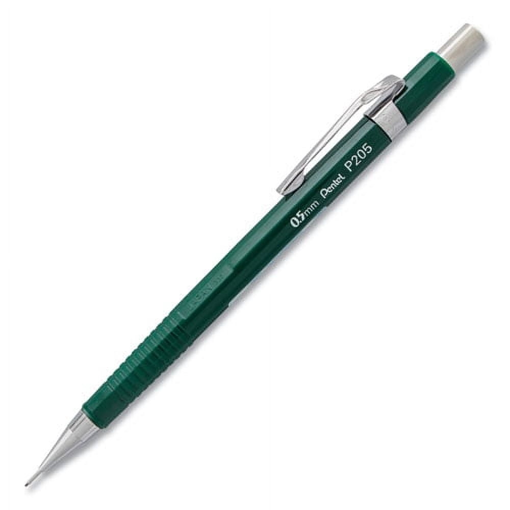 Sharp Mechanical Pencil, 0.5 Mm, Hb (#2.5), Black Lead, Green Barrel ...