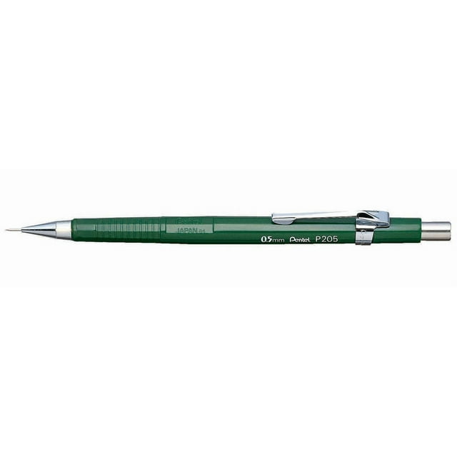 Sharp Mechanical Pencil, 0.5 Mm, Hb (#2.5), Black Lead, Green Barrel ...