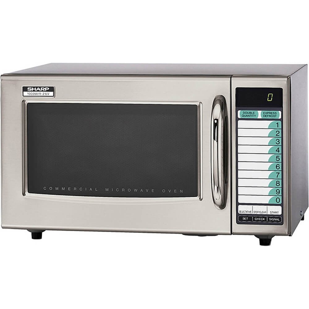 Sharp R-21LVF 1000w Commercial Microwave w/ Touch Pad, 120v - Walmart.com