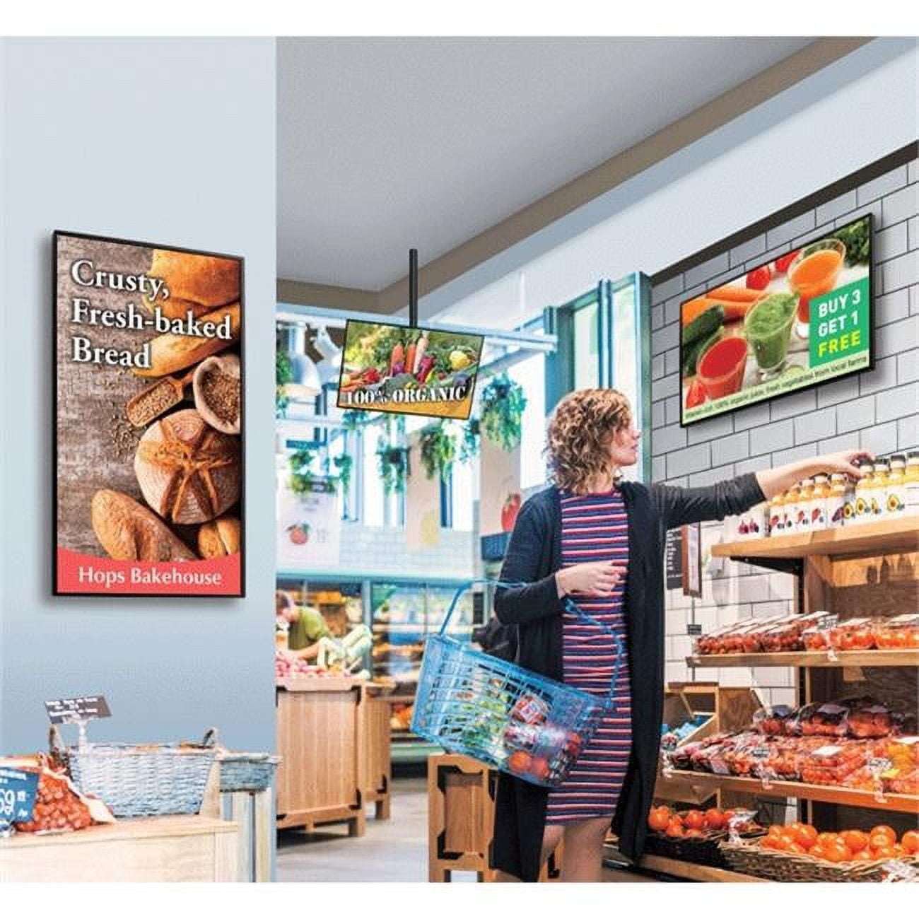 Sharp 40" Monitor Screen - PN-M401 Digital Signage Display, LCD Cortex ...