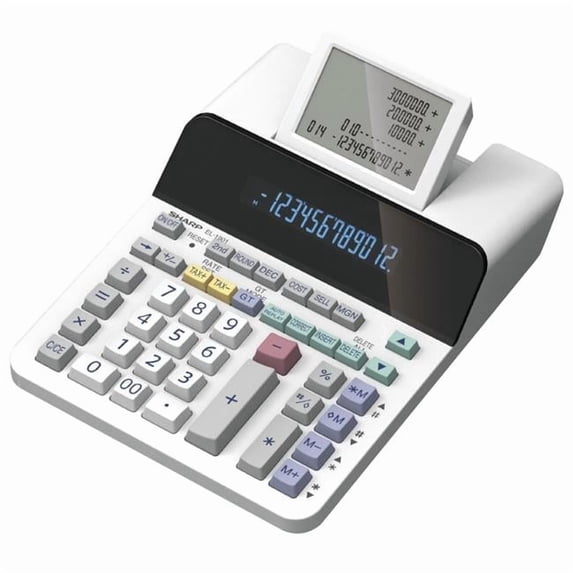 Sharp Paperless Printing Calculator, White - Walmart.com
