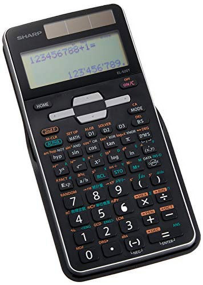 Sharp Scientific Calculator Pythagoras Advanced Model EL-520T-X ...