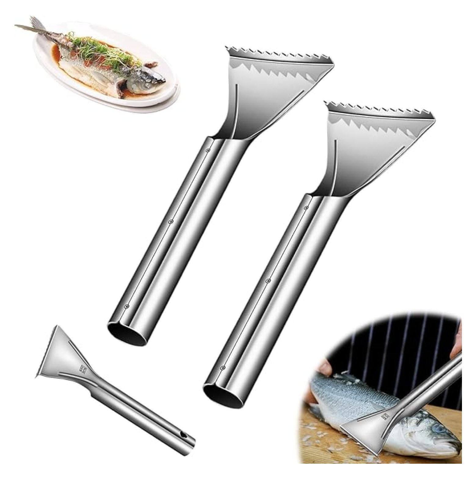 Sharp Stainless Steel Fish Scaler, 2025 NEW 304 Stainless Steel Fish ...