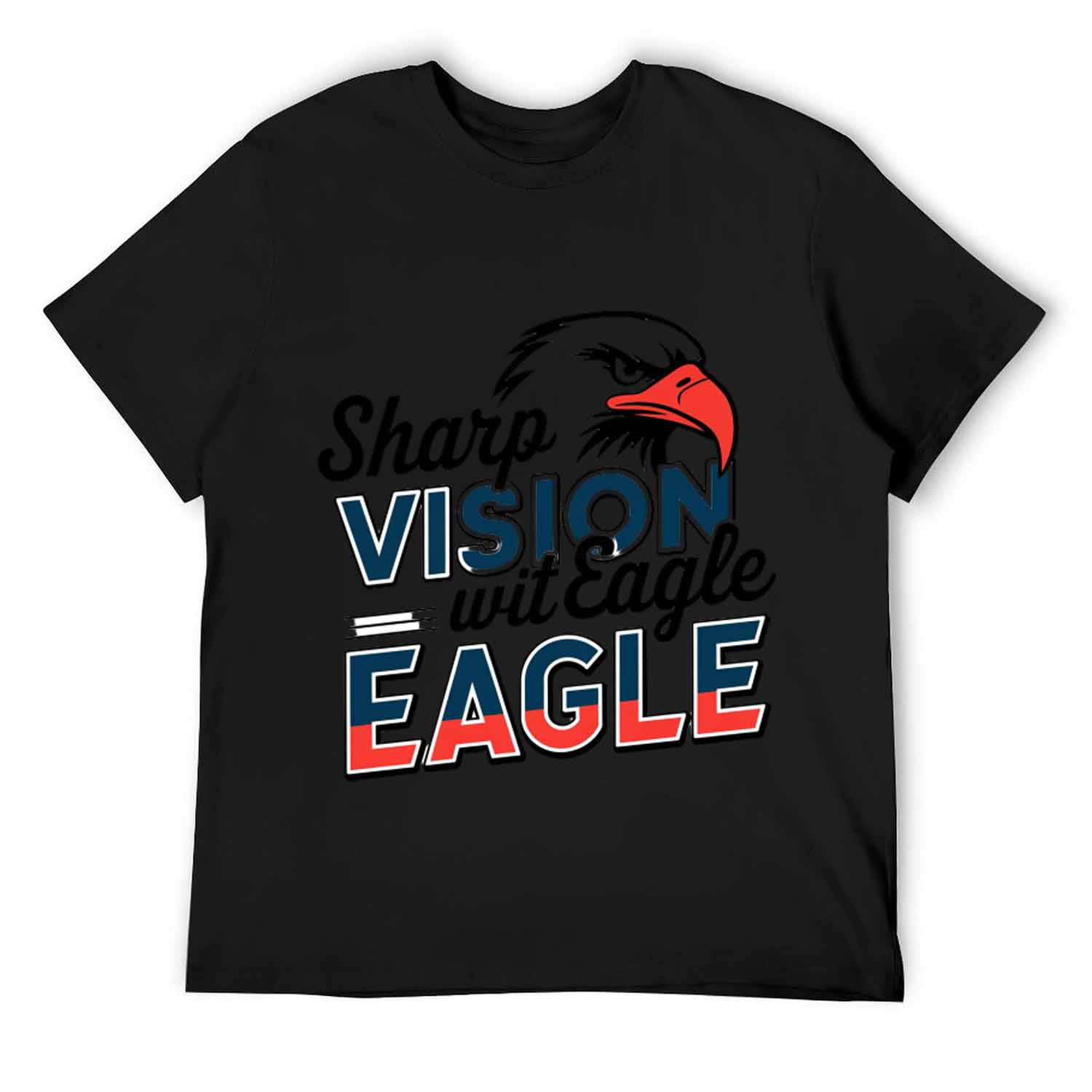 Sharp Vision Sharper Wit Eagle Stylet shirt design chicken Heart Arrow ...