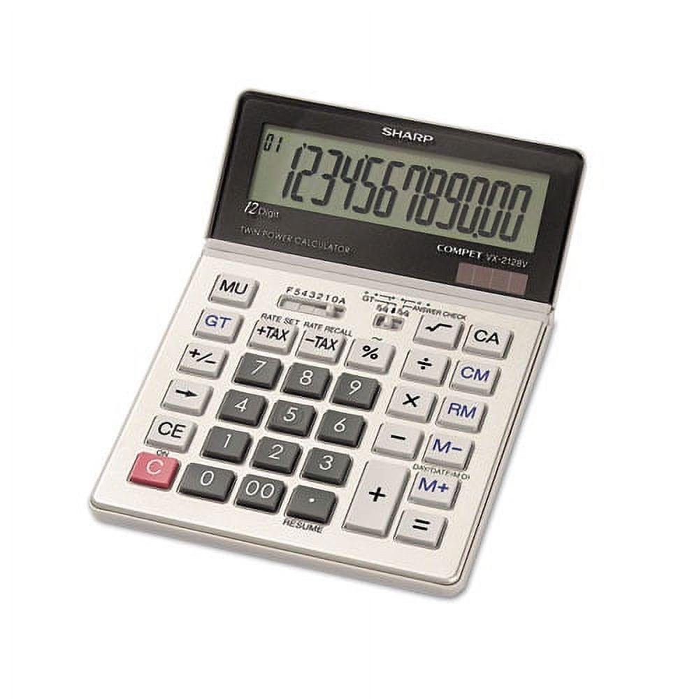 Sharp Vx2128v Commercial Desktop Calculator, 12-Digit Lcd | Order of 1 ...