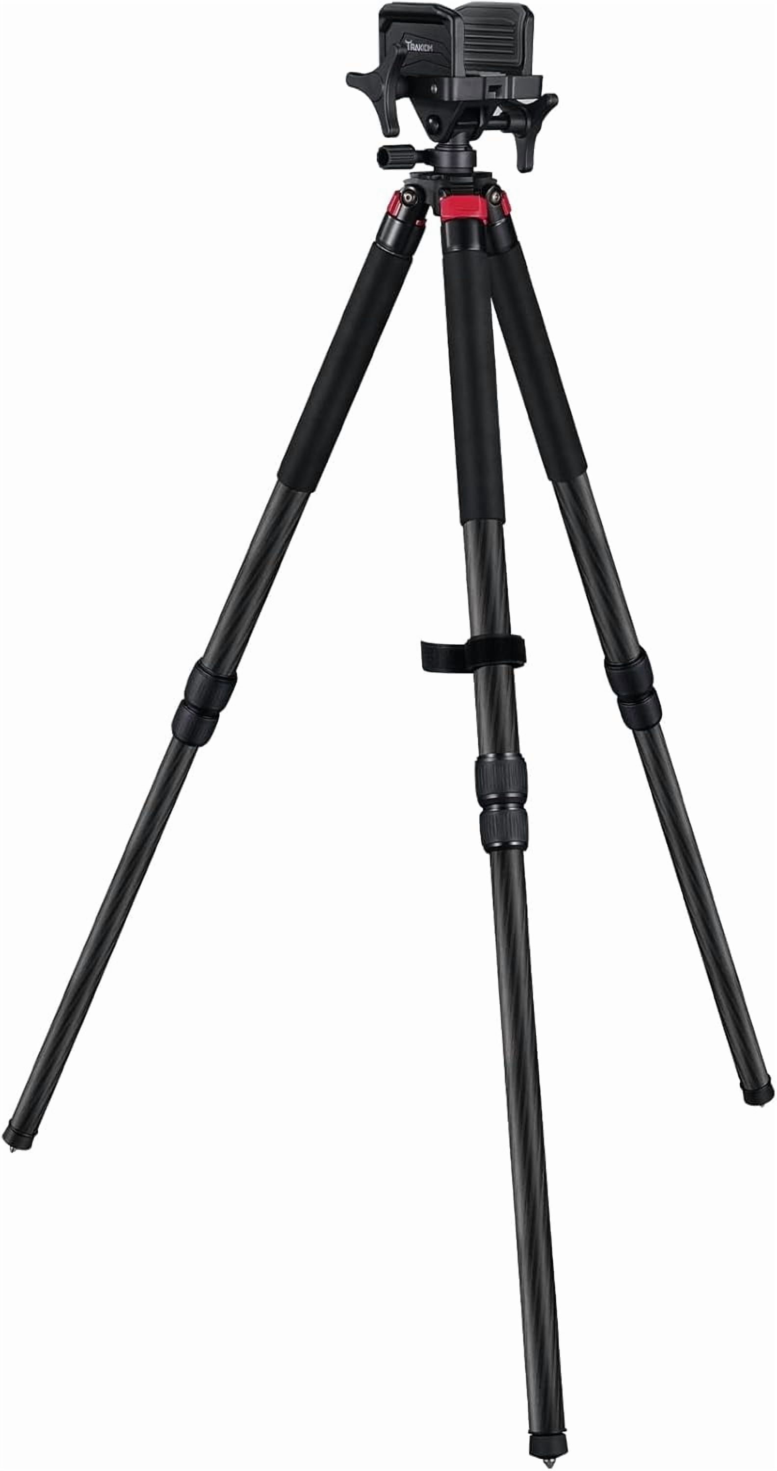 SharpOptics Carbon Fiber Shooting Tripod, Shooting Stick for Hunting ...