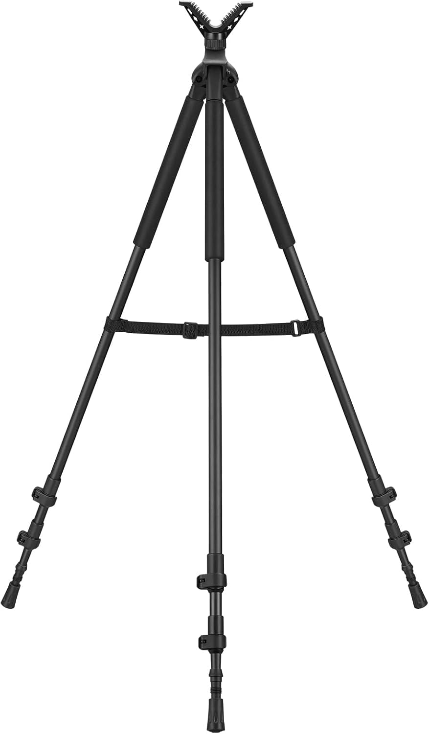 SharpOptics Tripod Shooting Stick with Swivel V Yoke, 36.6" to 75.6 ...