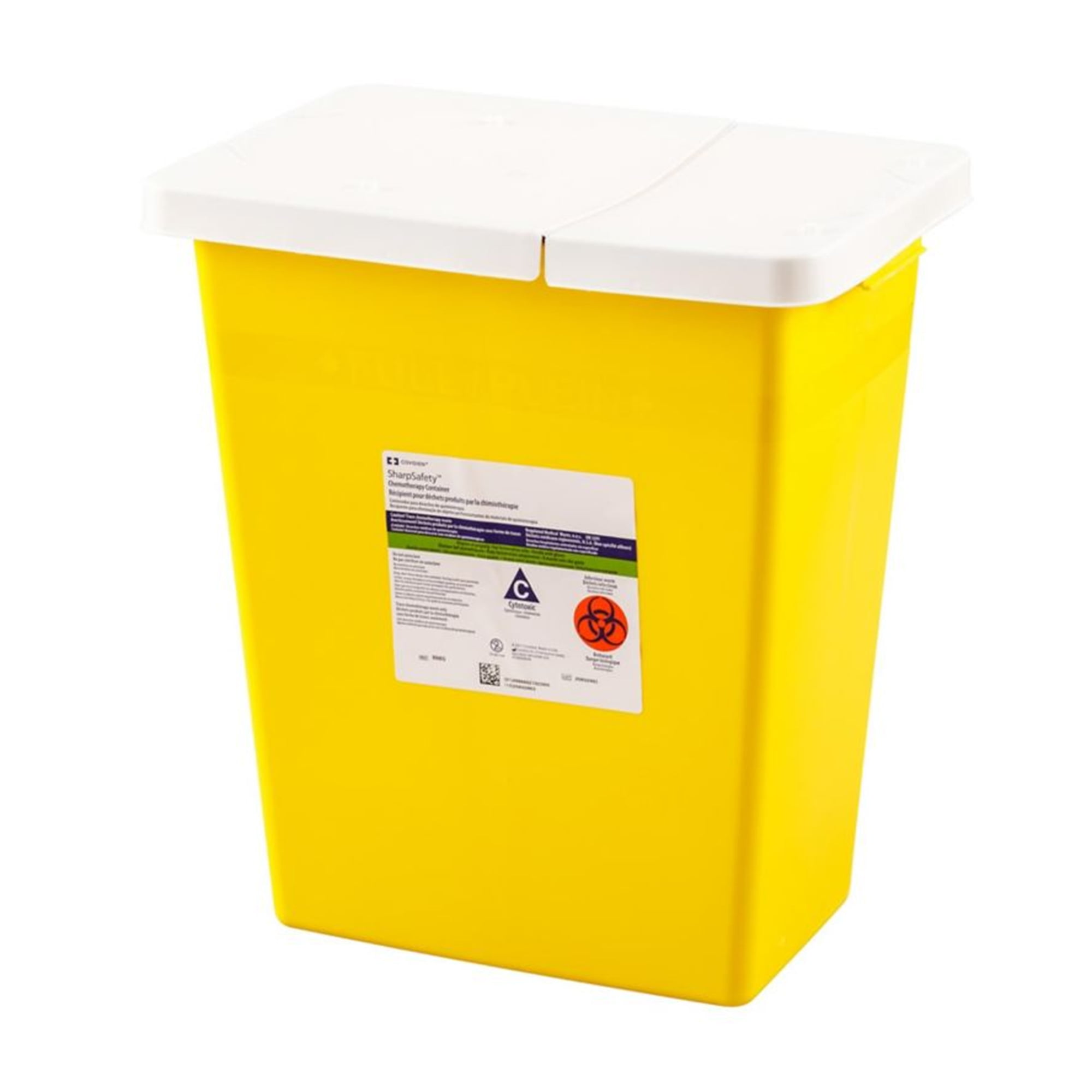 SharpSafety Chemotherapy Waste Container 8 gal. Horizontal / Vertical ...
