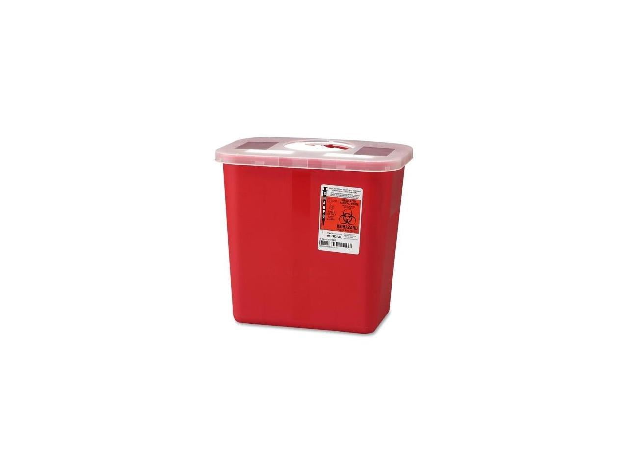 SharpSafety 2 Gallon Medical Needle Disposal Box - Multipurpose ...
