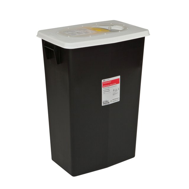 SharpSafety RCRA Waste Container 18 gal. Vertical Entry Case of 5 ...