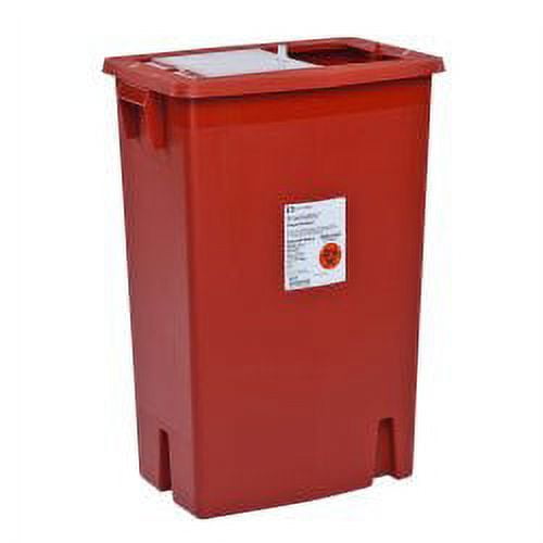 SharpSafety Sharps Container 1-Piece 18-3/4 H X 18-1/4 W X 12-3/4 D ...