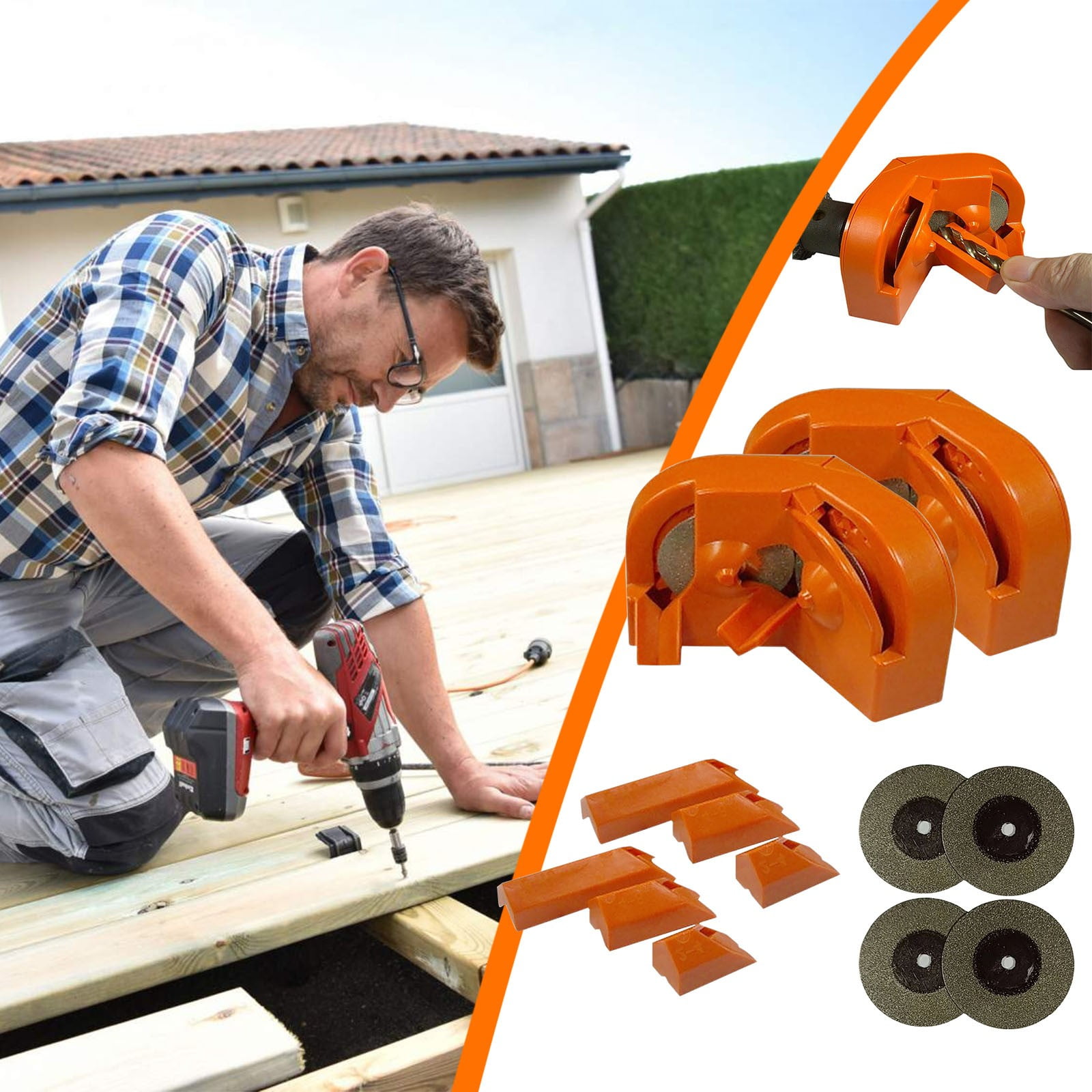 Sharpening Drill Bit Universal Restorer High Precision Sharpener Waste ...