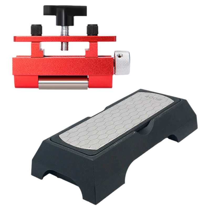 Sharpening Kit,Upgraded Sharpener Jig,Diamond Sharpening Stone with 400 ...