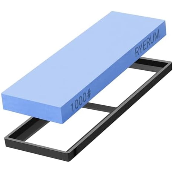 Sharpening Stone, Single sided whetstone, knife sharpener stone with a ...