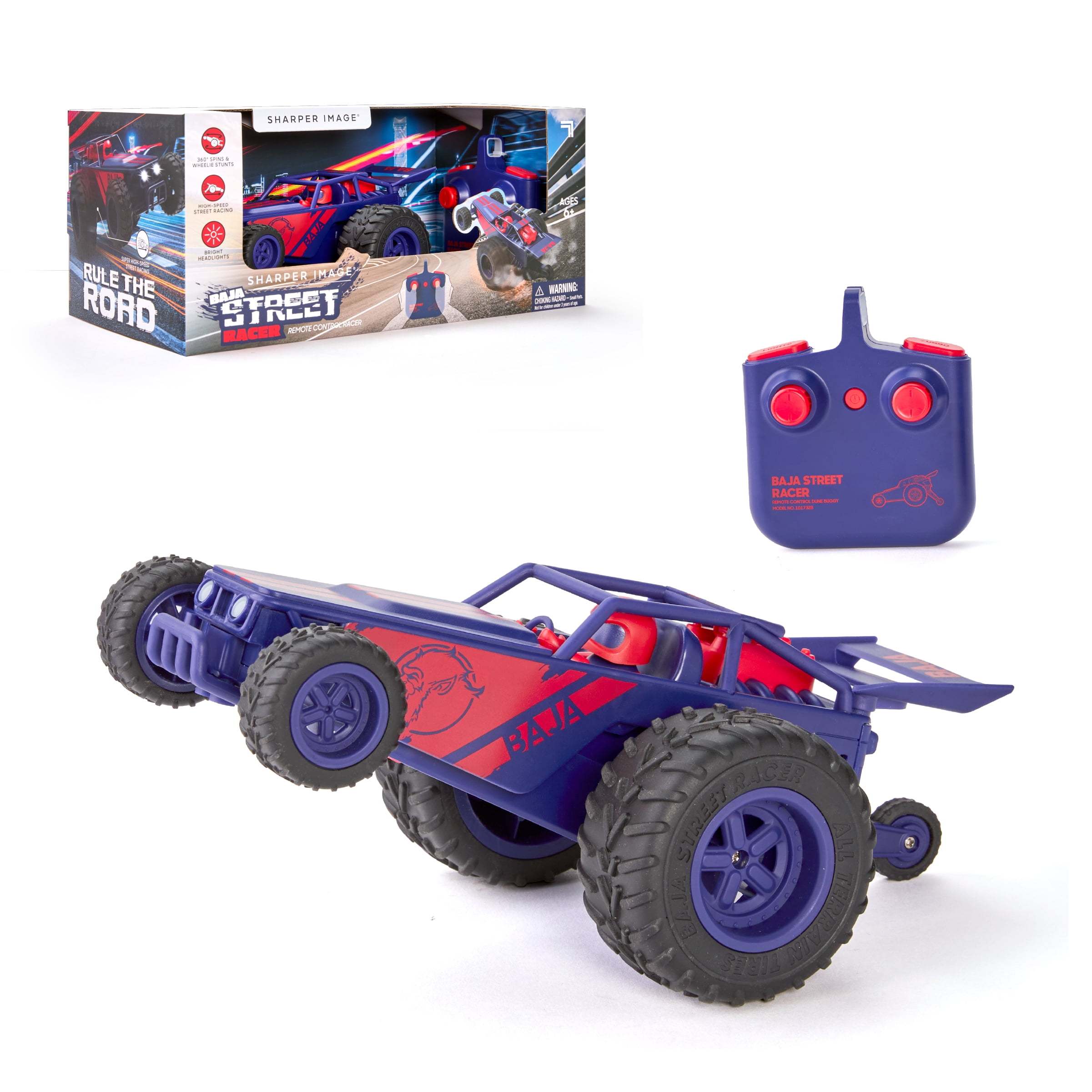 Sharper Image Baja Street Racer RC Car with LED Headlights Sharper Image Baja Street Racer RC Car with LED Headlights