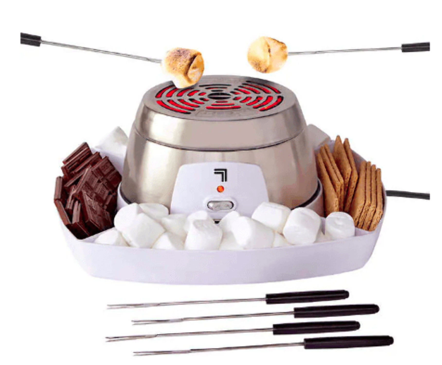 Sharper Image Electric S'mores Maker, Indoor Tabletop Portable Roaster ...