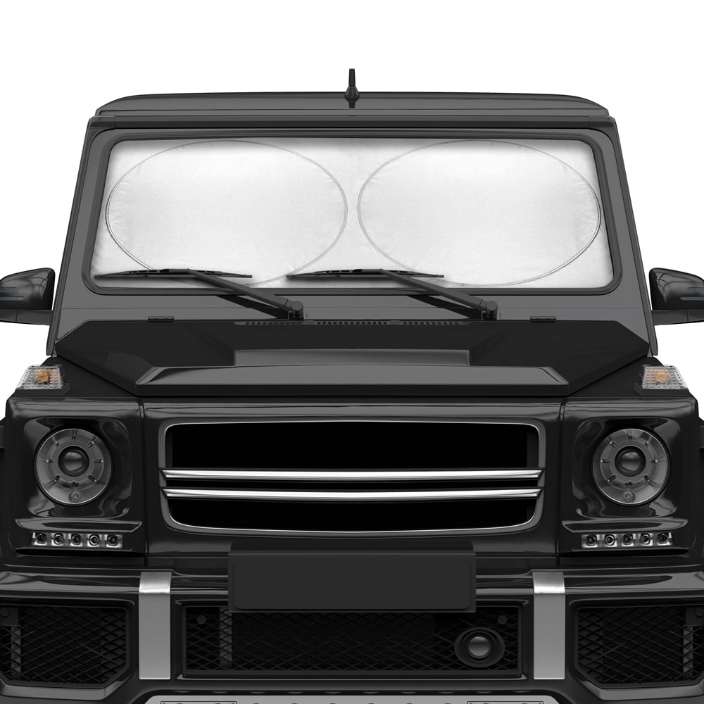 Sharper Image Instant Pop Up Auto Windshield Sunshade Visor Protector ...