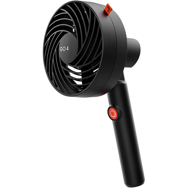 Sharper Image Personal Fan, Handheld, Rechargeable, 3 Speeds, Black ...