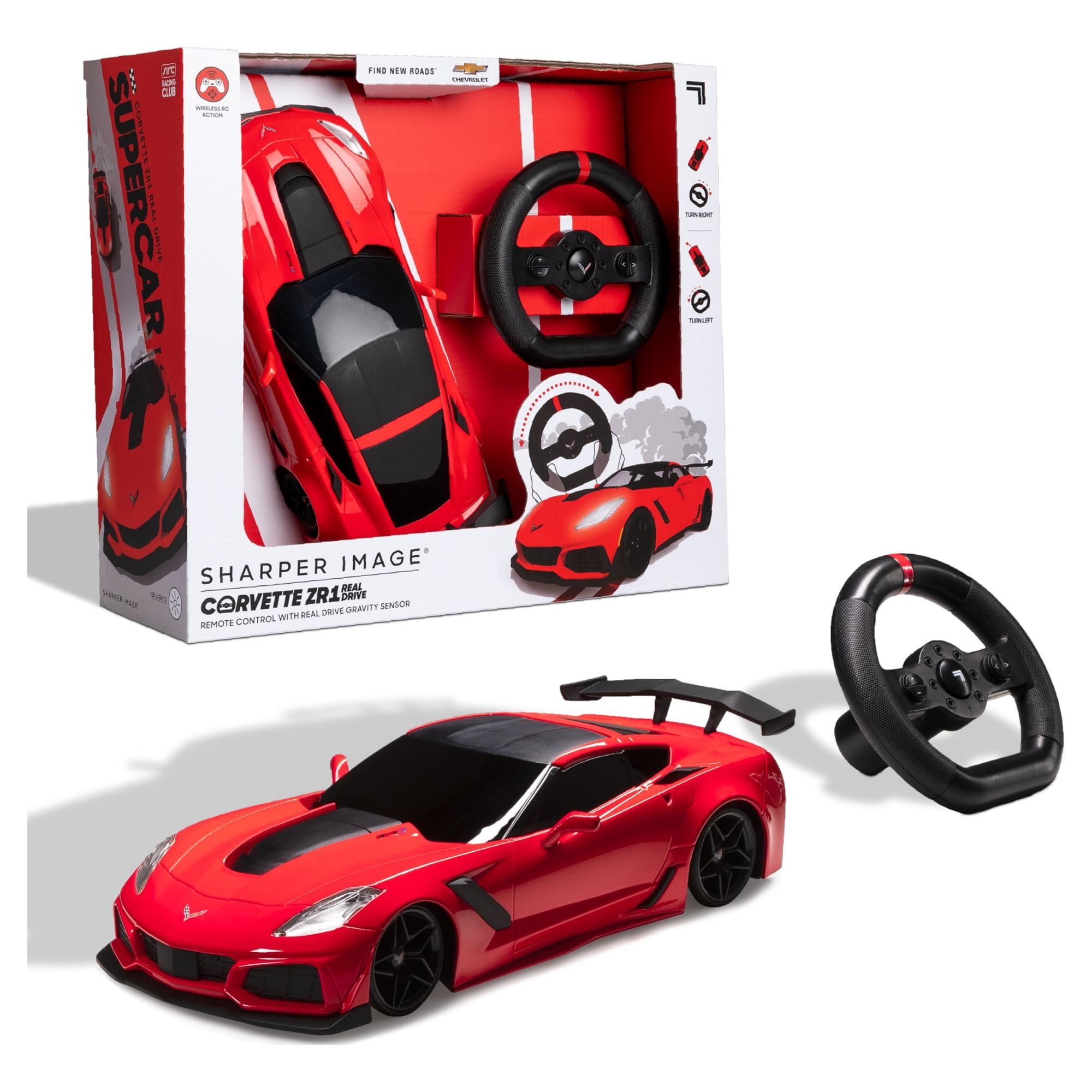 Sharper Image® RC Chevrolet Corvette ZR1, 2.4 GHZ Remote Control Sports ...