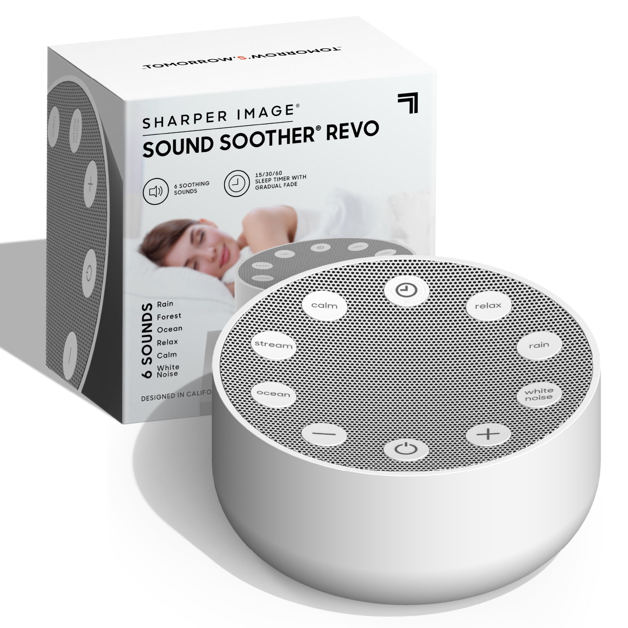 Sharper Image - Portable Sleep Therapy Machine with Soothing Nature ...