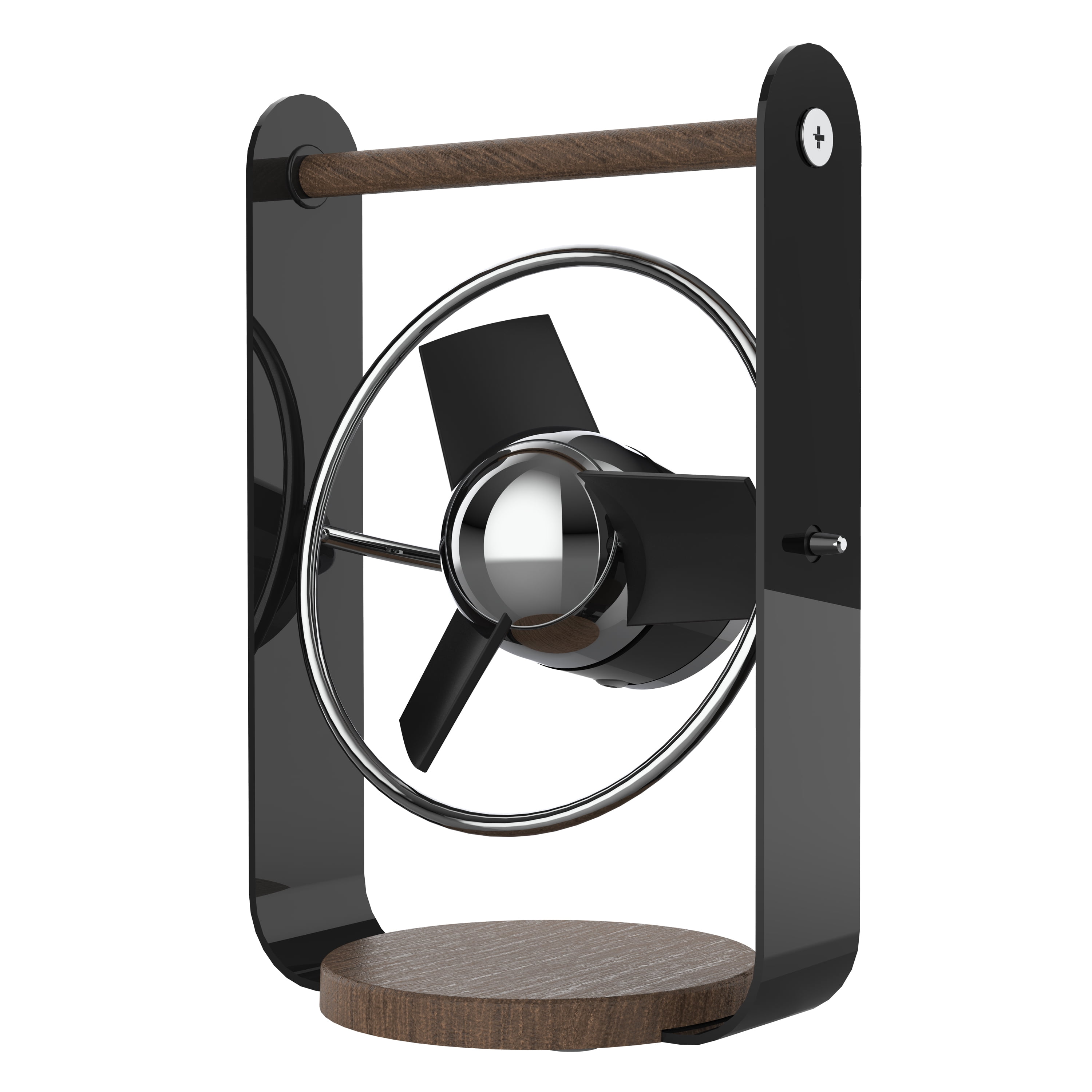 Sharper Image Soft Blade Desktop Fan, Black, 8 in, New - Walmart.com