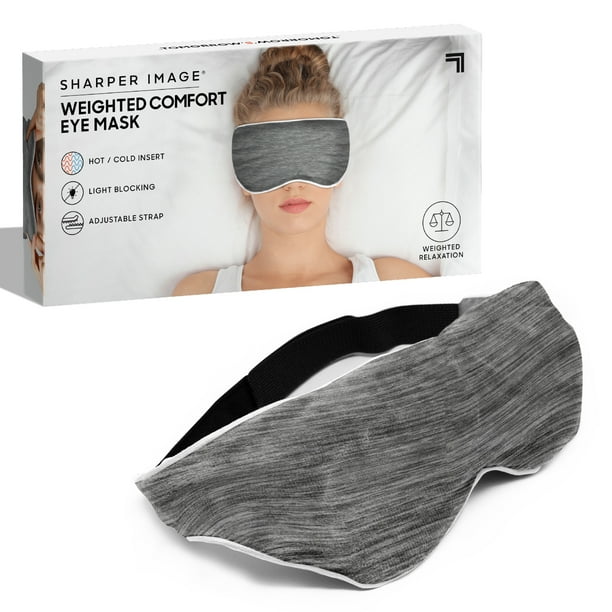 Sharper Image® Weighted Comfort Eye Mask, Hot/Cold Insert, Light ...