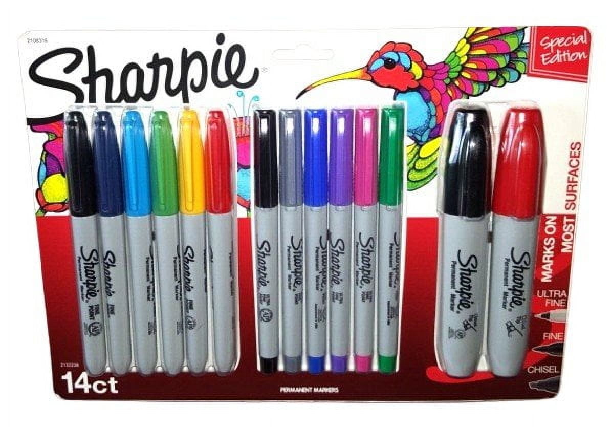 Sharpie 14ct Ultra Fine/Fine/Chisel Permanent Markers Set -Special ...